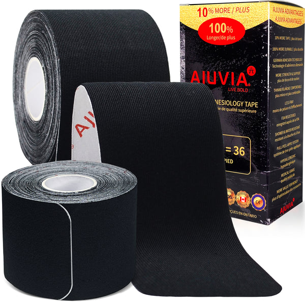 Ajuvia™ - Best Professional Kinesiology Muscle Tape - Uncut Rolls ...