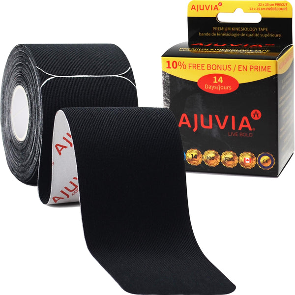 Ajuvia™ - Best Professional Kinesiology Muscle Tape - Precut Rolls ...